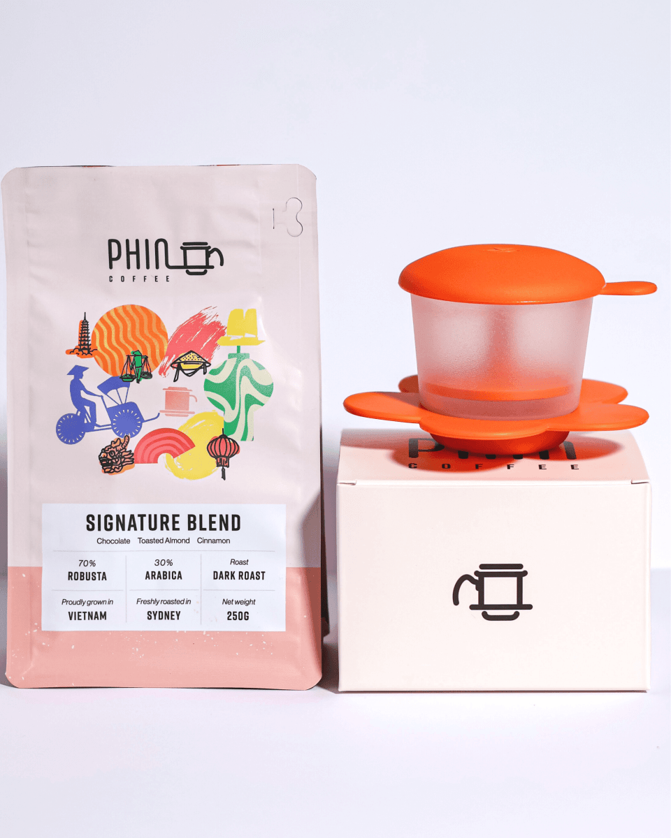 Vietnamese Coffee and Phin Combo | Vietnamese Coffee DIY Kit